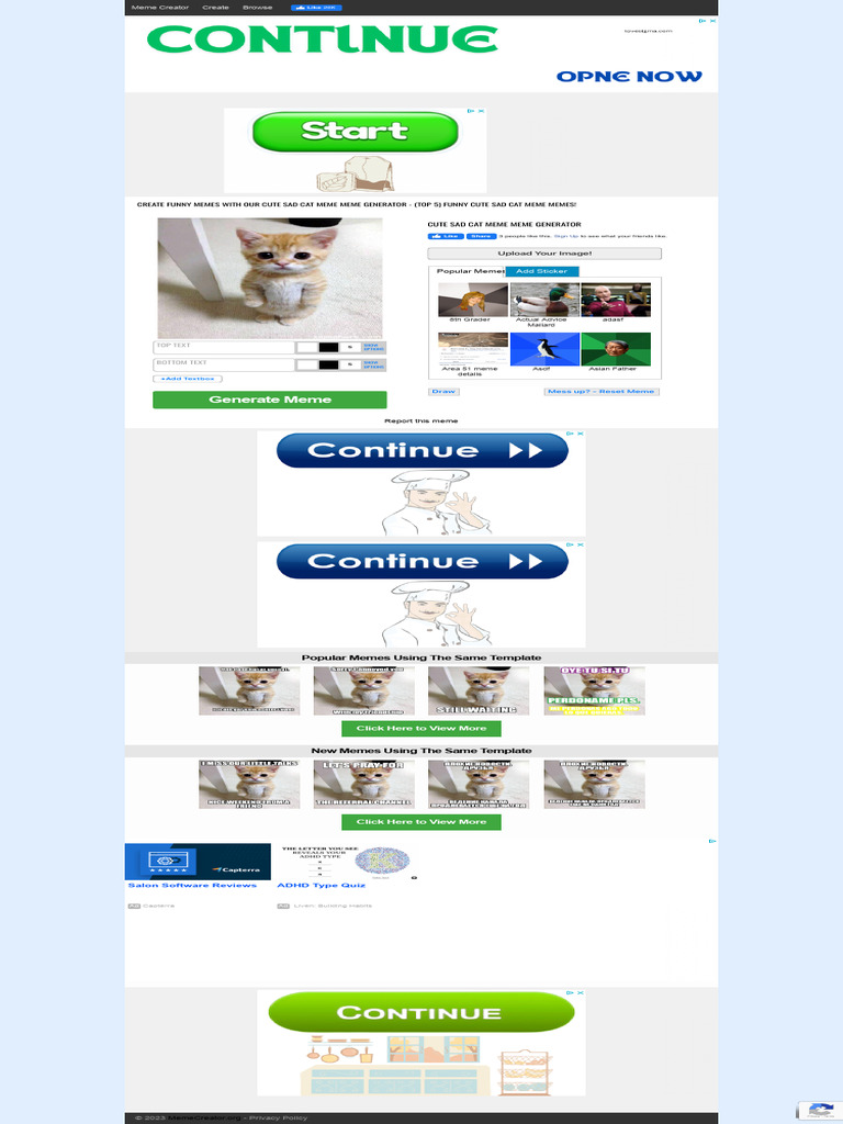 Cat Meme Generator for Fun | PDF
