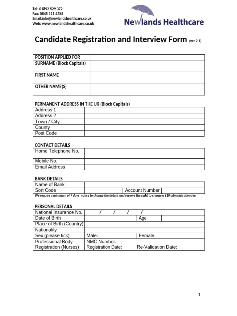 Application Pack PAYE First and Second Page | PDF