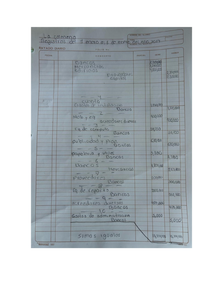 Ejercicio Num 1 y 2 de La Pag 132 y 134 | PDF