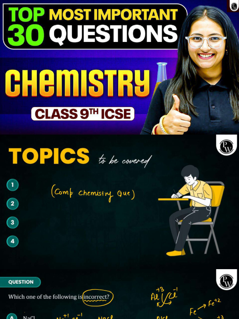 Class 9th Chemistry (30 + Most Important Questions) - Term 2 - Class ...
