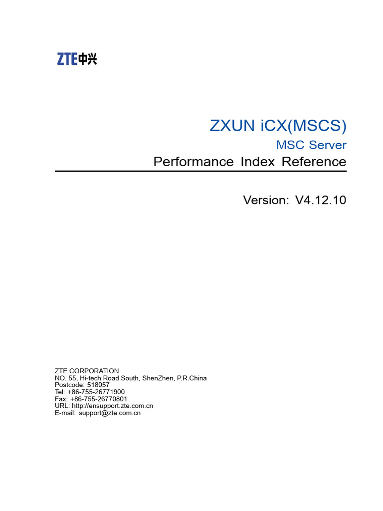 SJ-20120730093520-028-ZXUN iCX (MSCS) (V4.12.10) MSC Server Performance ...