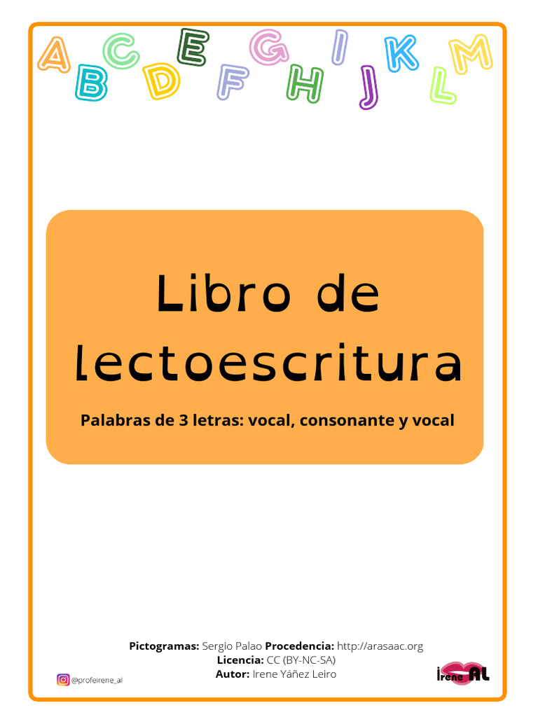 Pictogramas para lectoescritura básica | PDF