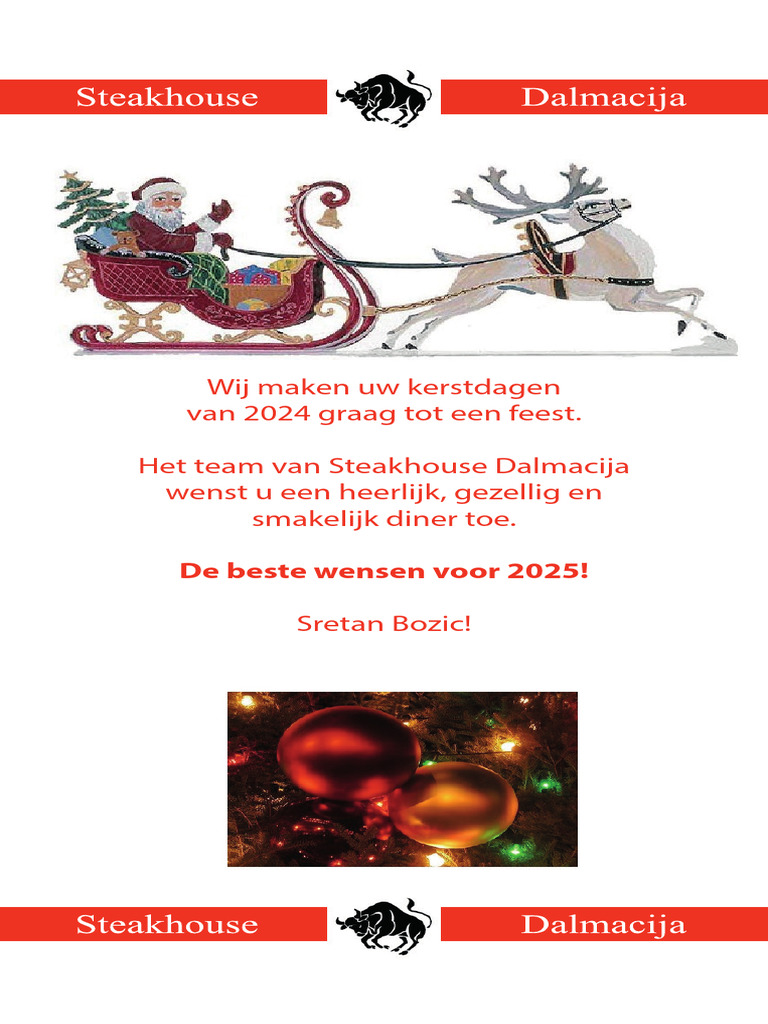 Kerstmenu 2025 NL | PDF