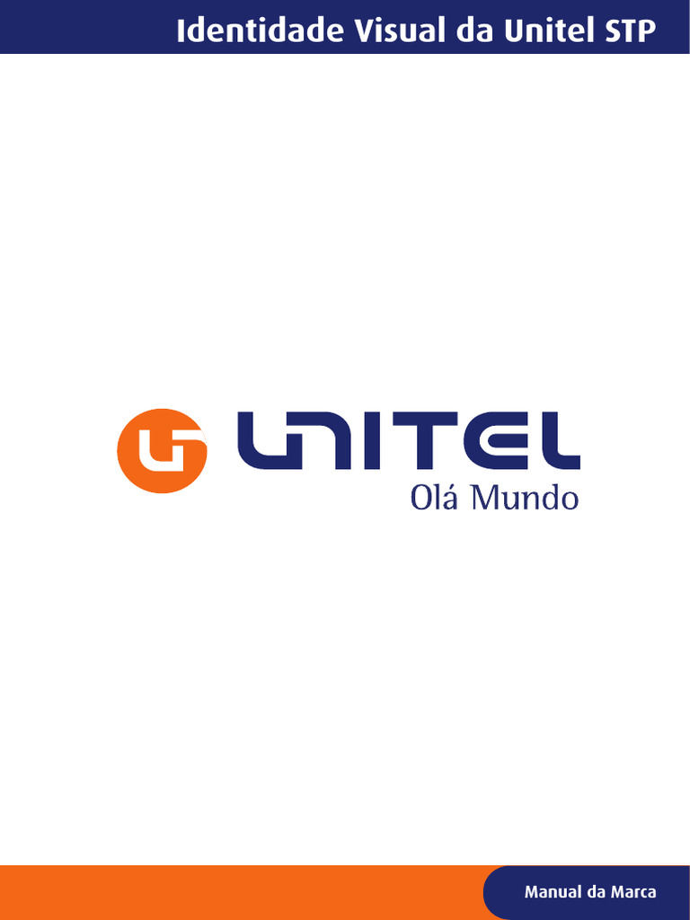 Manual Identidade Visual Unitel STP | PDF | Cor | Modelo de cores RGB