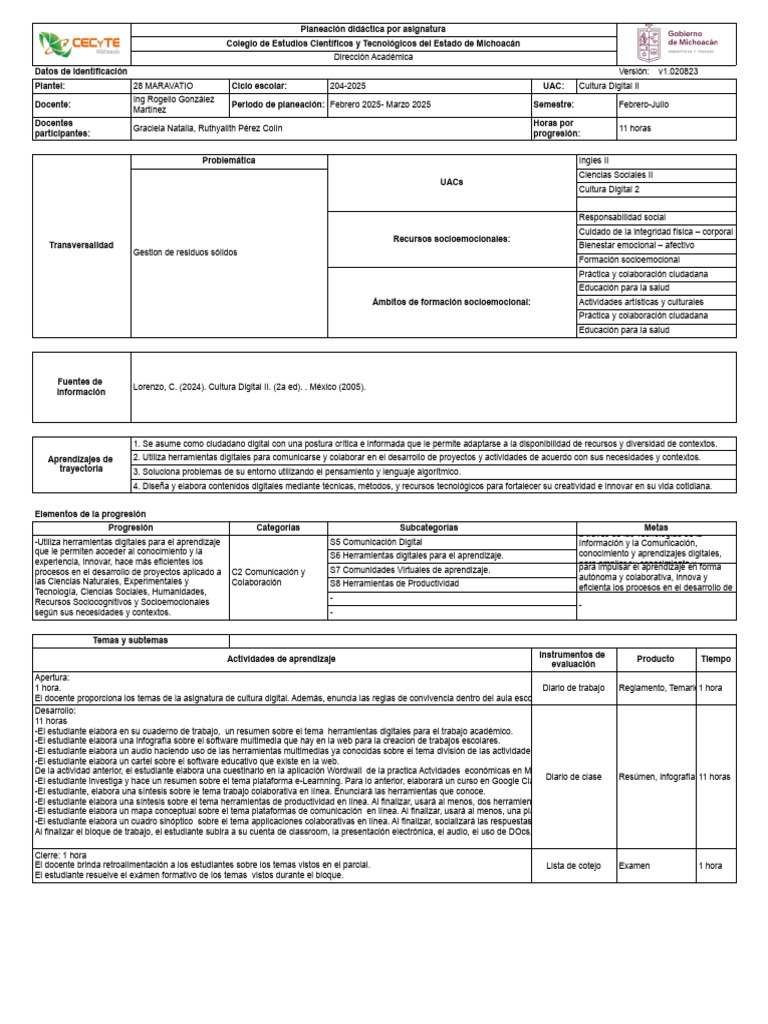 Mi Primera Progresion | PDF | Aprendizaje