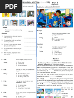 Flyers Practice Test - Reading & Writing | PDF