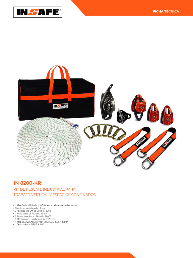 Kit de Rescate | PDF | Cuerda | Aluminio