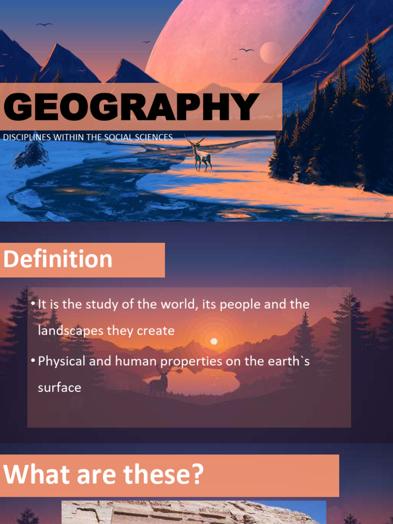 Overview of Geography and Its Types | PDF