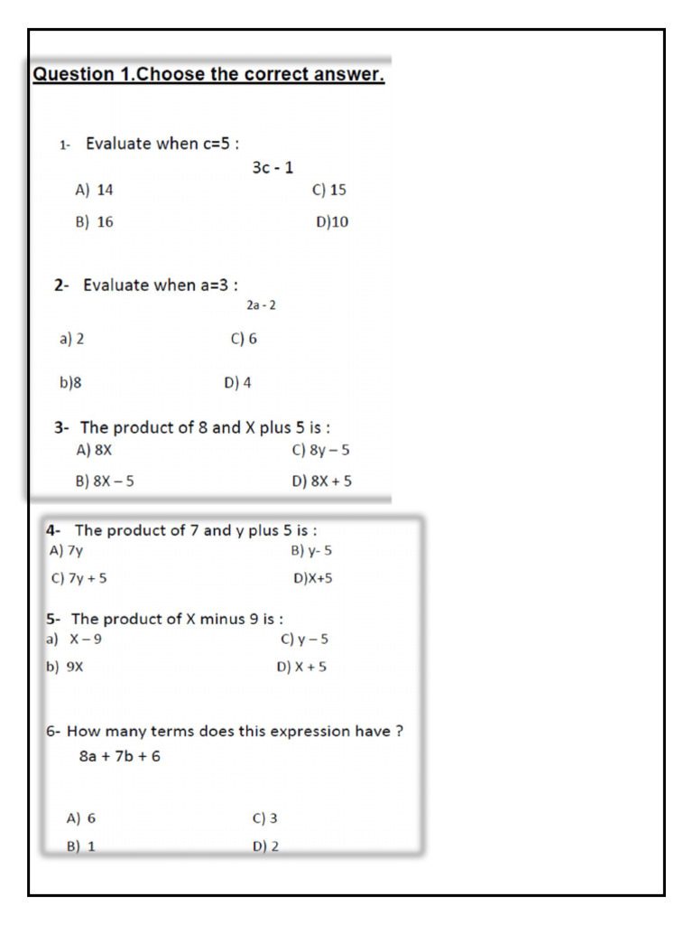 Semester 2 Math sheet Gr6 | PDF | Mathematics | Mathematical Analysis
