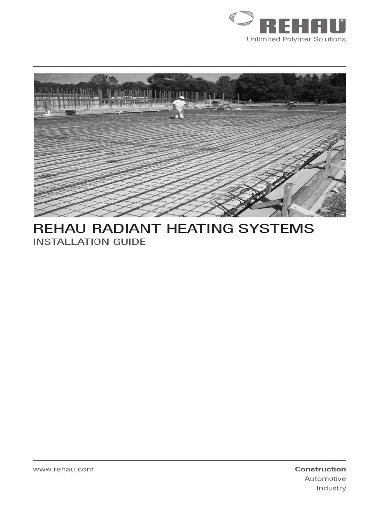 Radiantheatingsystemsinstallationguide in Floor Rehau | PDF | Pipe ...