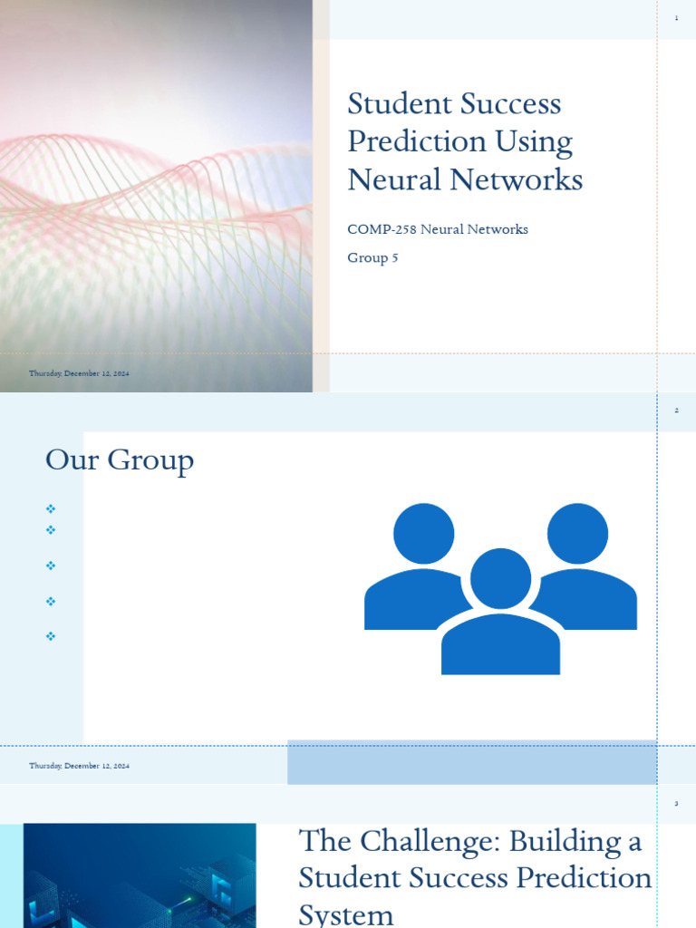 Student Success Prediction Using Neural Networks | PDF | Machine ...
