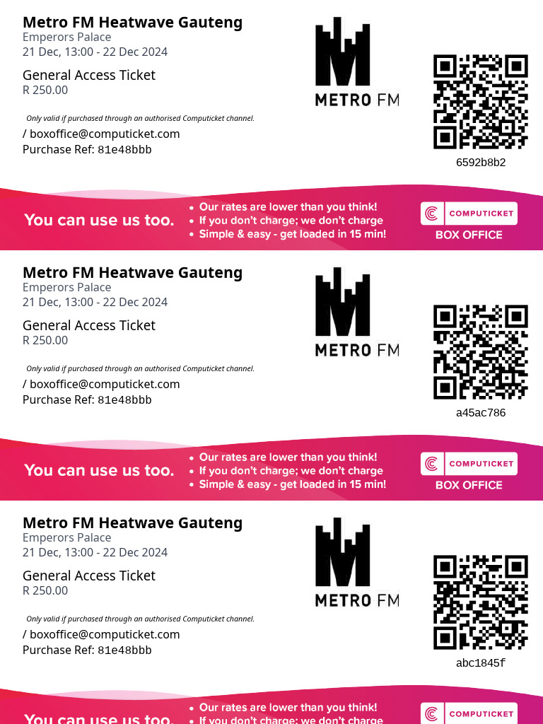 Metro Fm Heatwave Gauteng | PDF