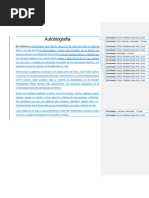 Formato de Autobiografía Modelo | PDF