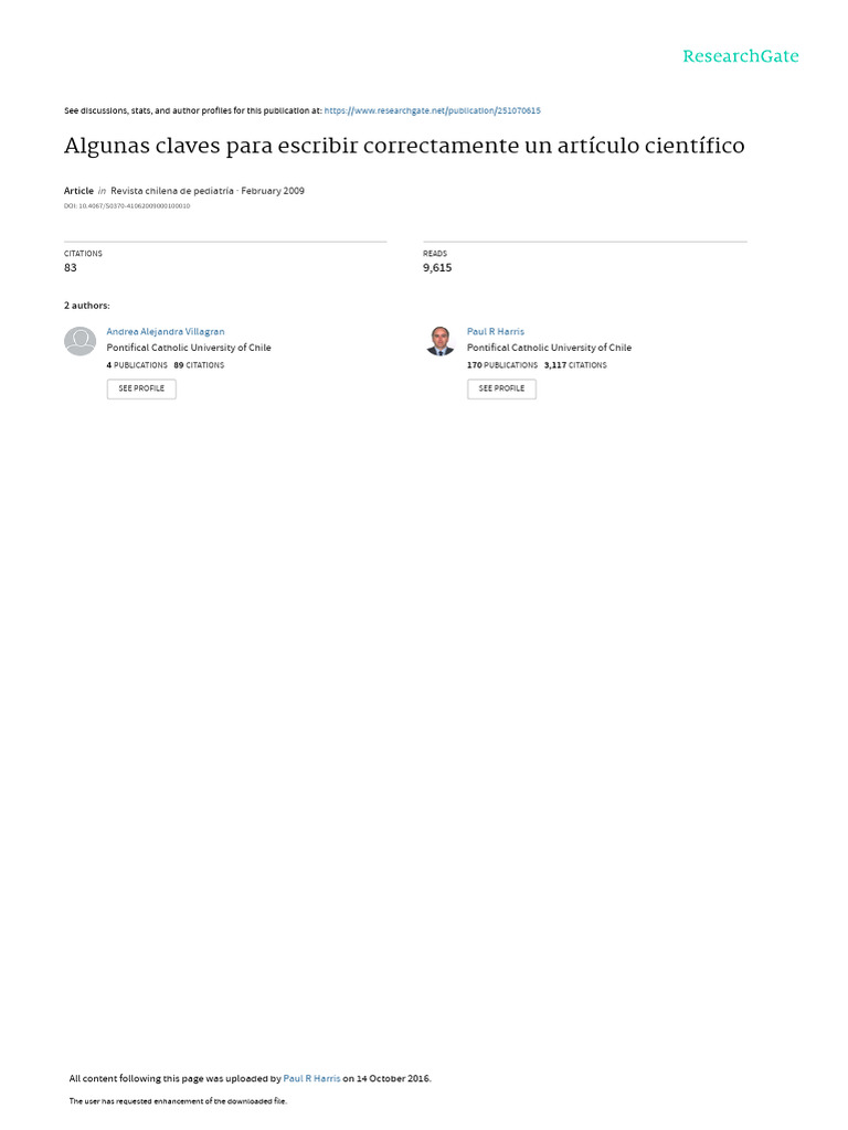 Algunas Claves para Escribir Correctamente Un Arti | PDF | Publicación ...