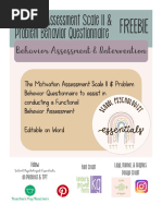 QABF | PDF | Behavior | Cognitive Science