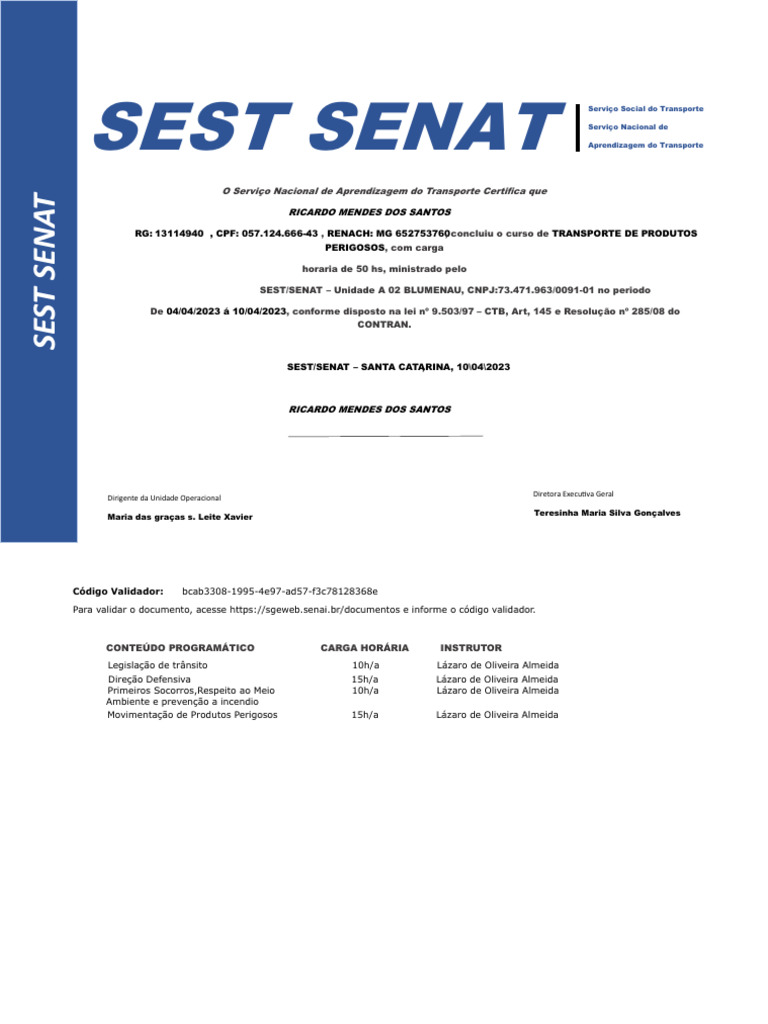 MOPP Certificado 1 Merged | PDF