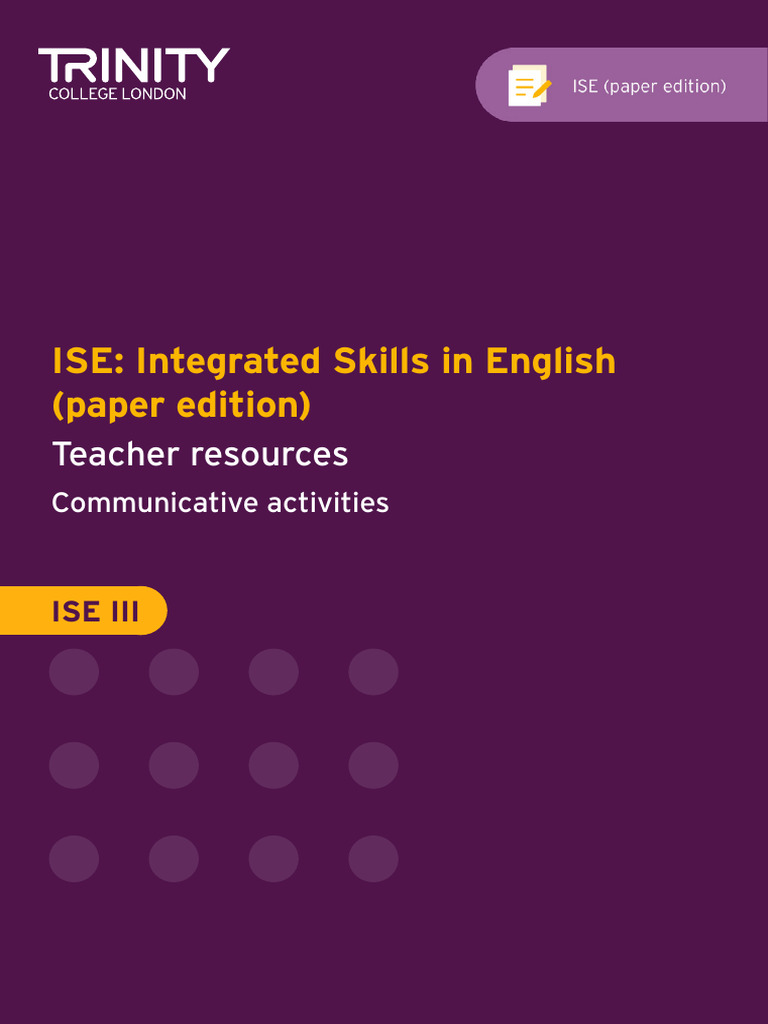 ISE III Communicative Activities Guide | PDF | Cost Of Living | Stereotypes