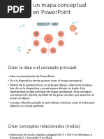 Cómo crear un mapa conceptual en PowerPoint | PDF | Microsoft PowerPoint