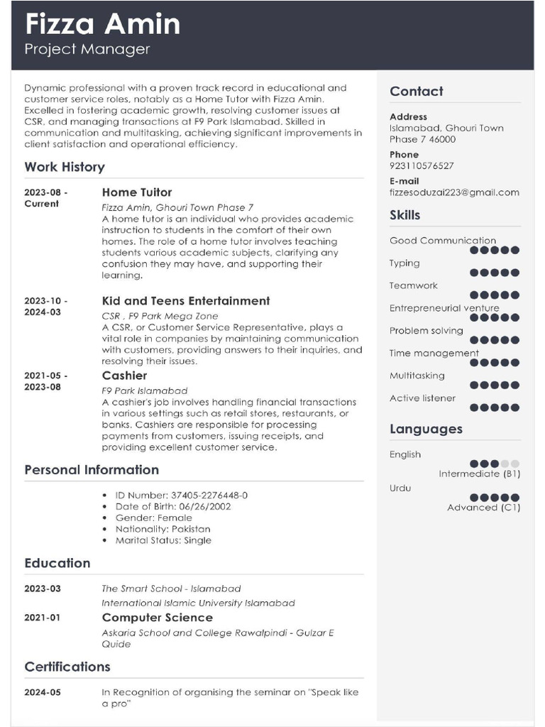 CV | PDF
