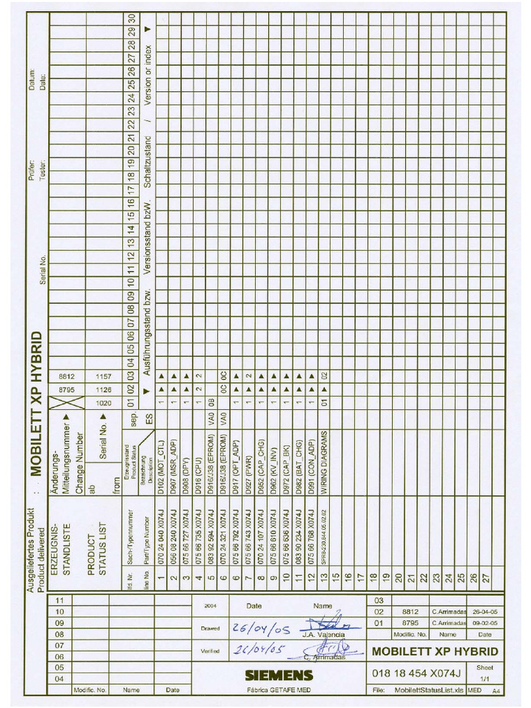 Mobilett XP Hybrid Wiring Overview | PDF