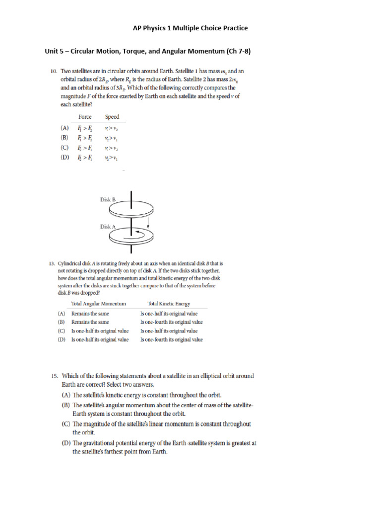 AP 1 U5 MC Practice | PDF