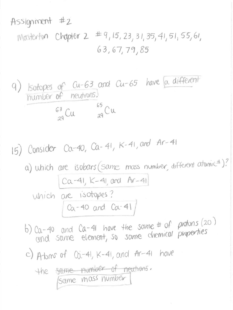 AP Chem Chapter 2 | PDF