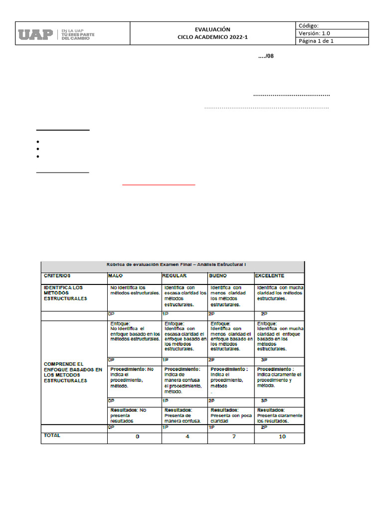 Examen - Final 2022-1 Adm de La Construc | PDF