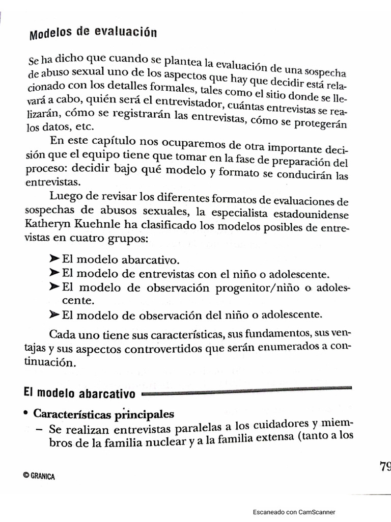 Modelos de Evaluacion - INTEBI | PDF