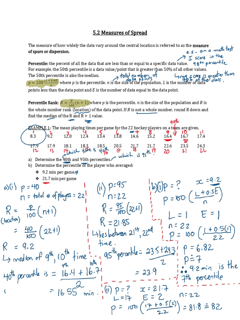 Understanding Measures of Spread | PDF | Quartile | Robust Statistics