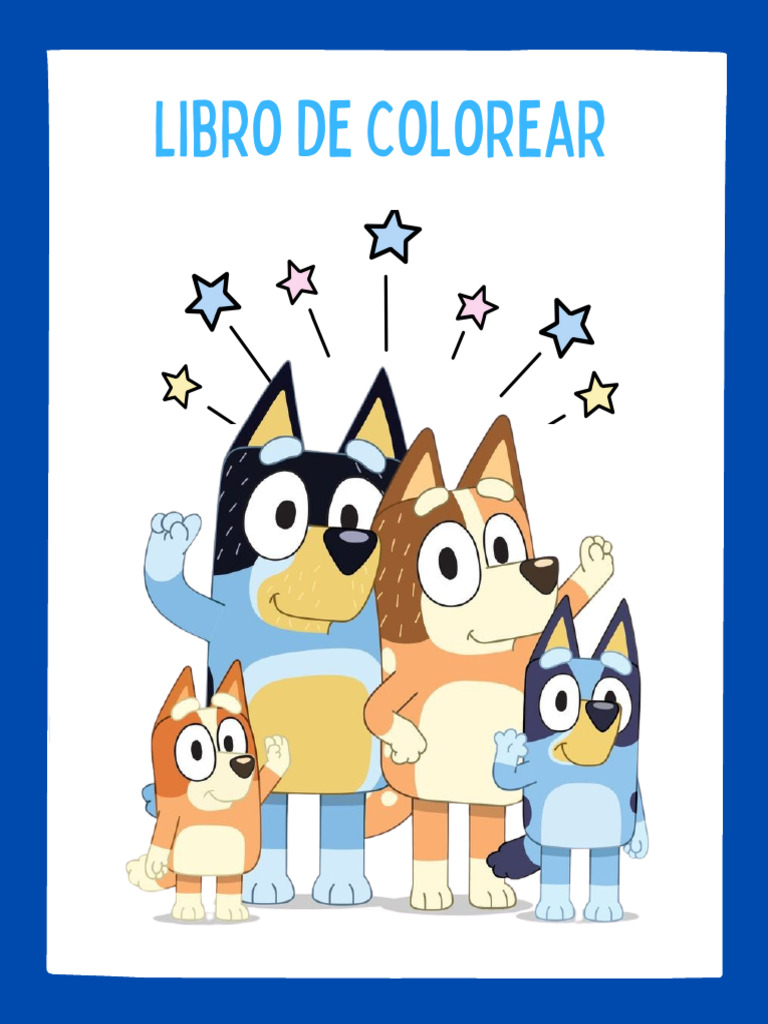 Libro - Bluey - Colorear-Mundo Infantil Educativo - 20250128 - 123325 ...