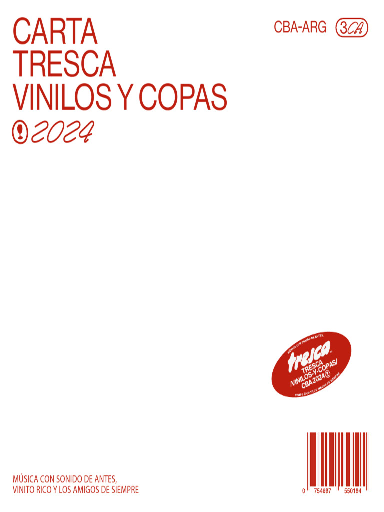 Menú de Tresca: Vinilos y Copas | PDF | Variedades de uva | Variedades ...