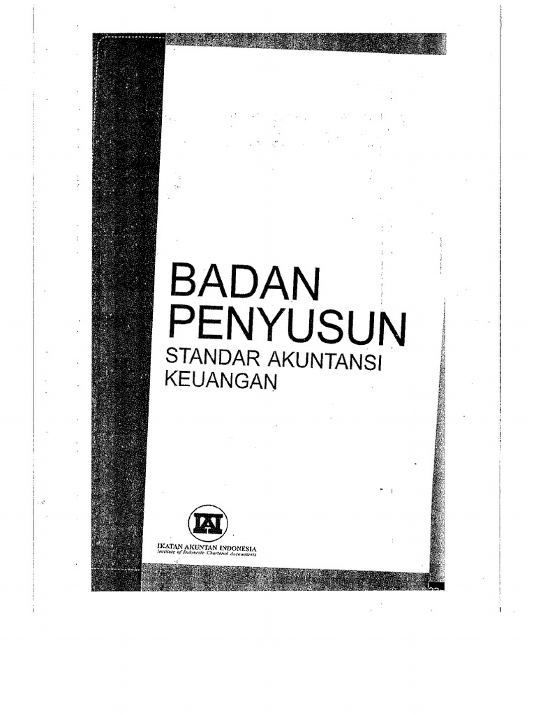 Badan Penyusun SAK | PDF