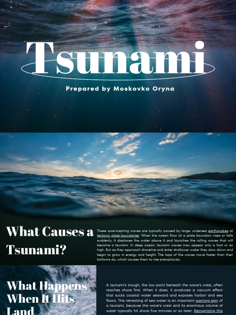 Tsunami | PDF | Tsunami | Coast
