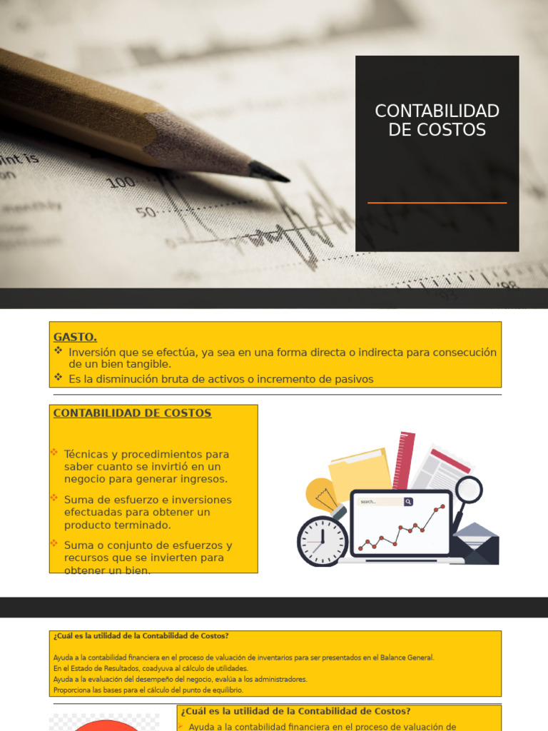 Contabilidad de Costos: Tipos y Utilidad | PDF