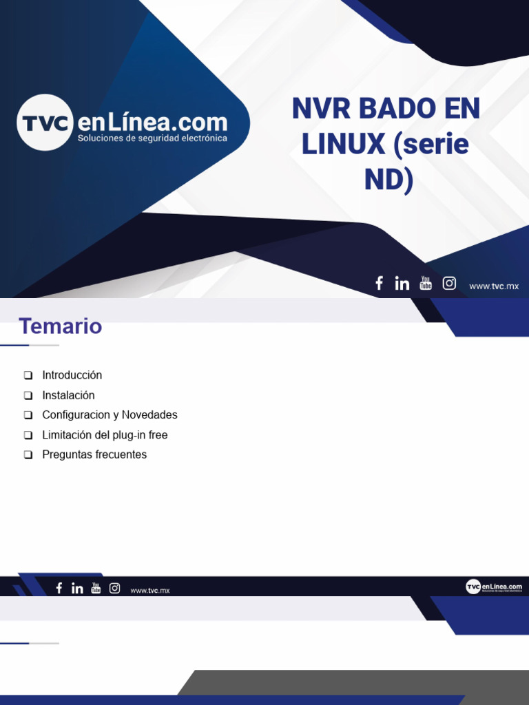 NVR Basados en Linux de La Serie ND - TVC | PDF | Dirección IP ...