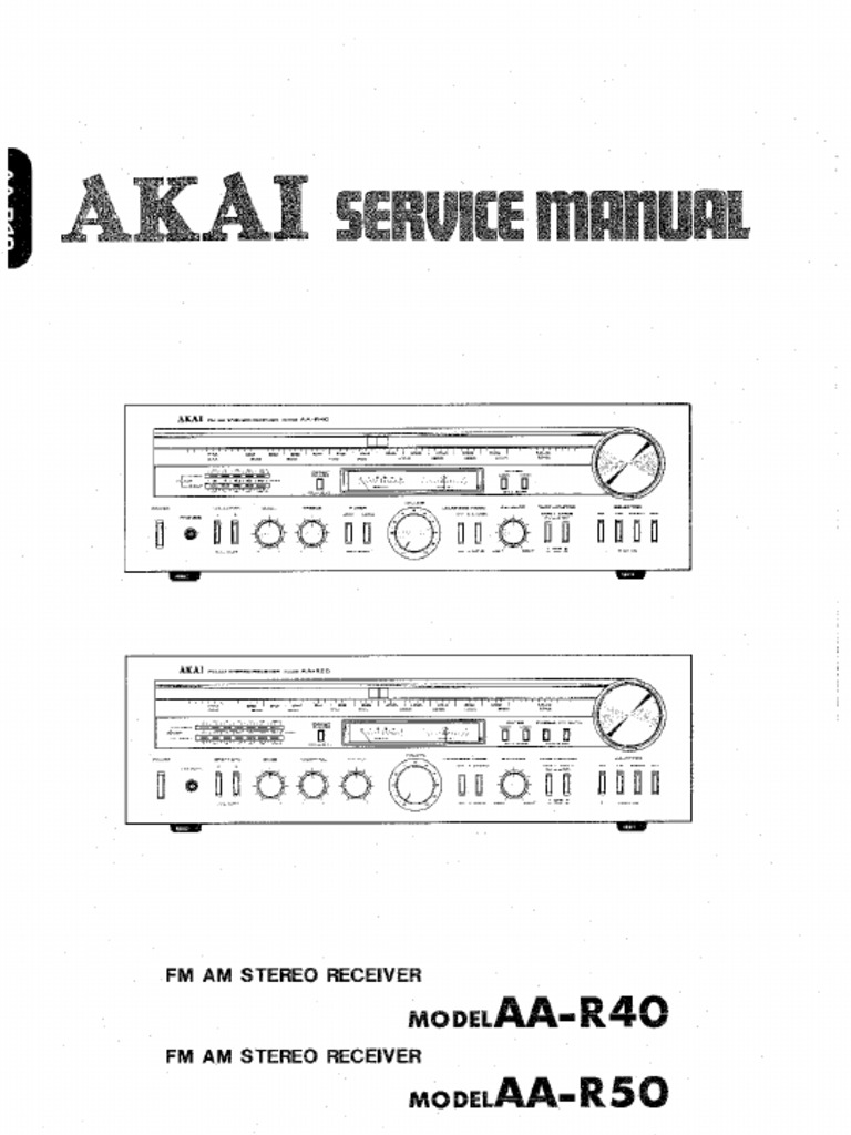 Akai Aa-R40 r50 SM | PDF