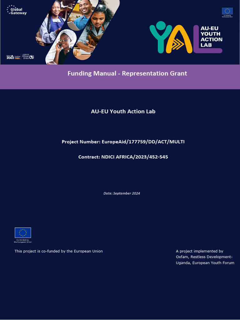 Funding Manual - Representation Grants | PDF | Budget | Social Exclusion