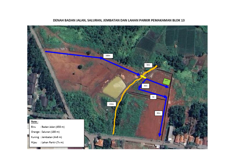 Denah Badan Jalan Blok13 | PDF