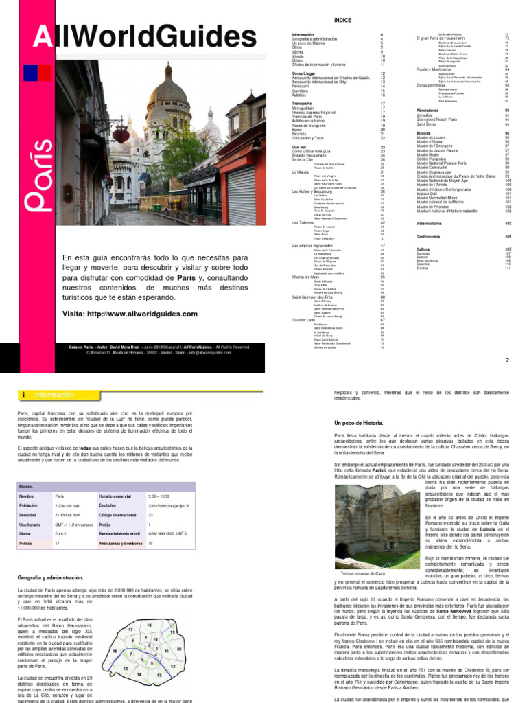 Guia_de_paris | PDF | París | Dinastía de los Capetos