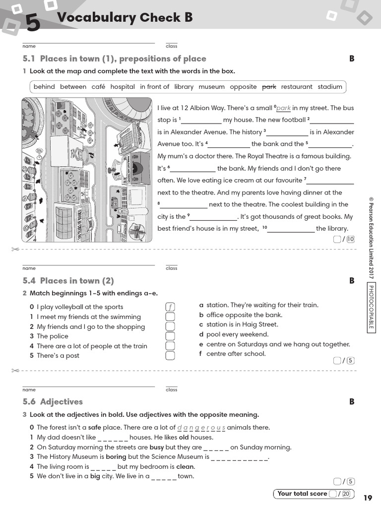 Vocabulary Check 5 B PDF (1) | PDF | Linguistics