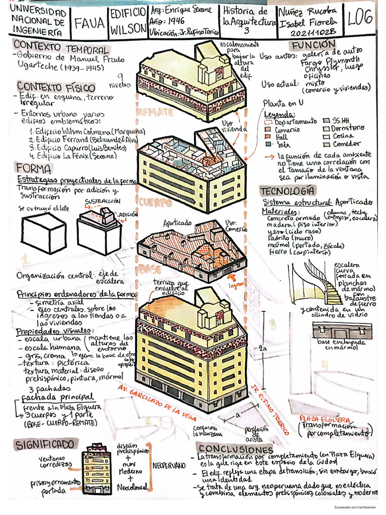 EDIFICIO WILSON-ENRIQUE SEOANEIsabel Nuñez Rucoba | PDF