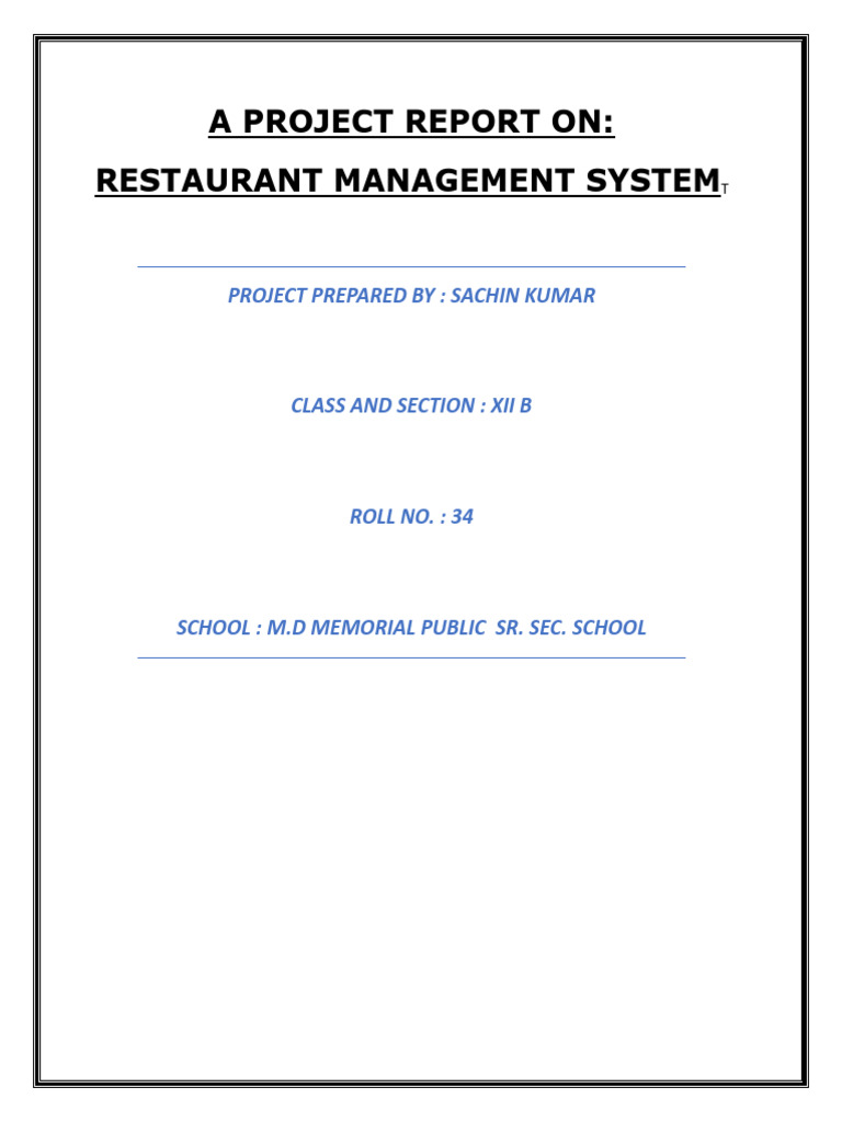 Computer - Science - Project - File - MD MEMORIAL - School | PDF