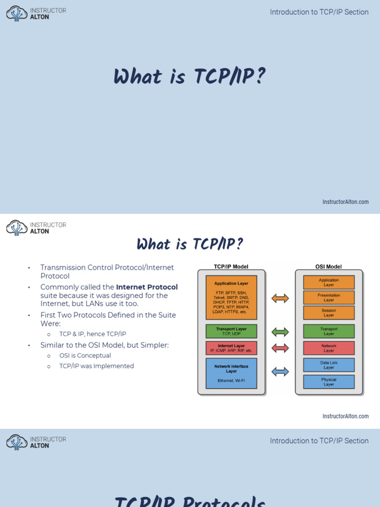 9 Introduction To TCPIP | PDF