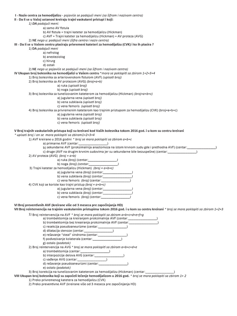Vaskularni Upiti Primer 1 | PDF