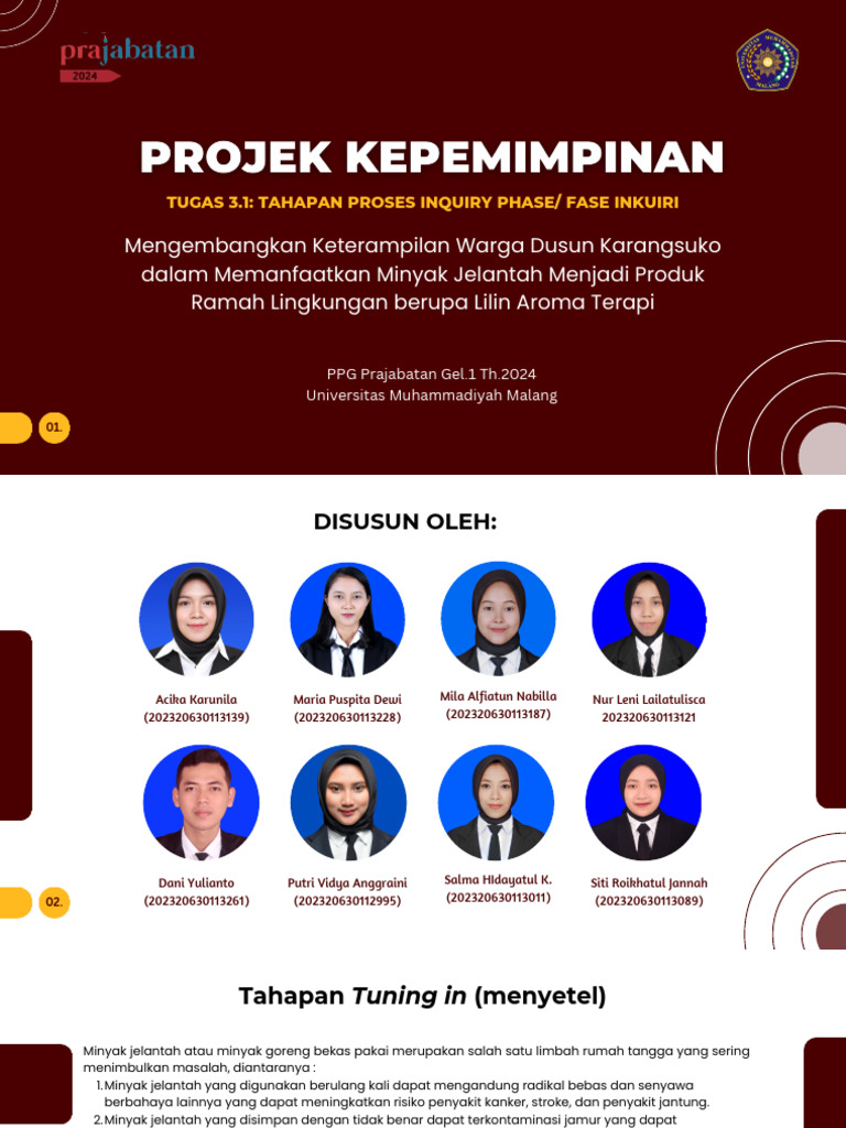 3.1 Tahapan Proses Inquiry Phase - Kelompok 1 - Nur Leni L | PDF