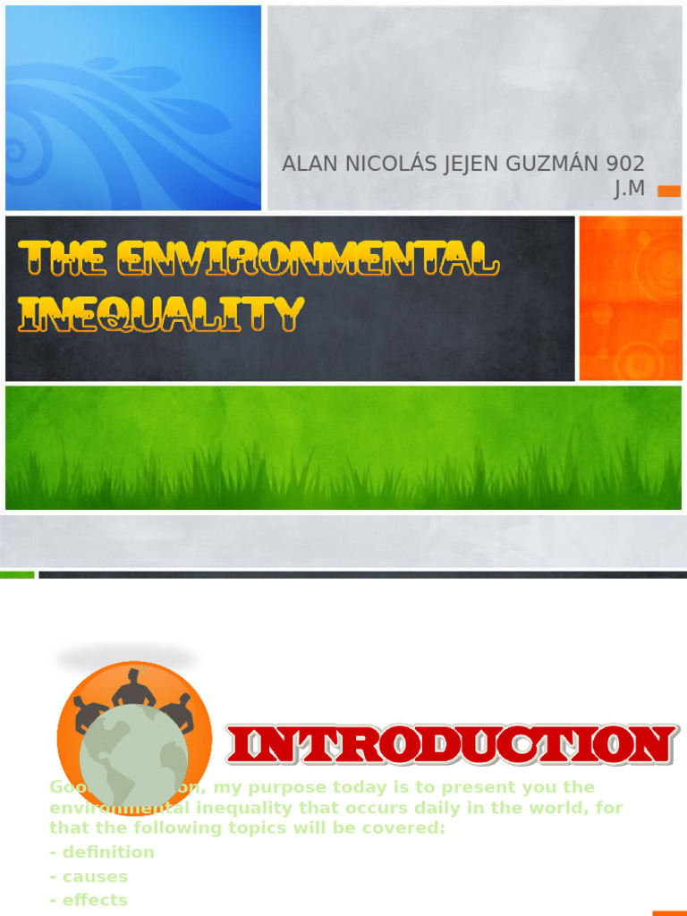 Environmental Inequality Explained | PDF