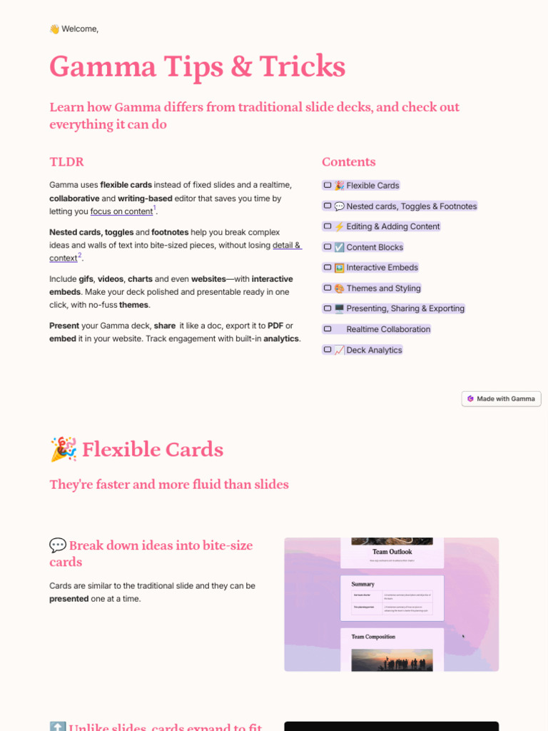 Gamma-Tips-and-Tricks | PDF | You Tube | Software