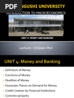Money and Banking Lecture Notes | PDF | Money Supply | Money