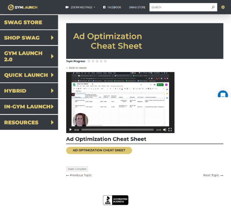 04- Ad Optimization Cheat Sheet | PDF