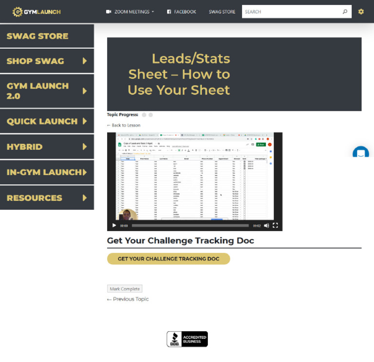 02 - Leads_Stats Sheet – How to Use Your Sheet | PDF